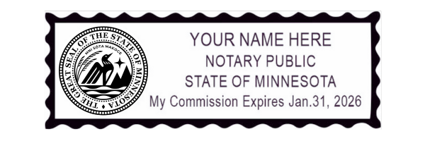 Minnesota notary stamp - Great quality | Minneapolis Rubber Stamp ...